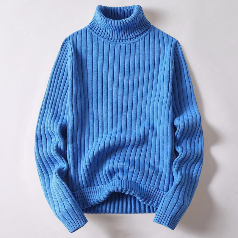 Hugo - Pull automne à col roulé homme